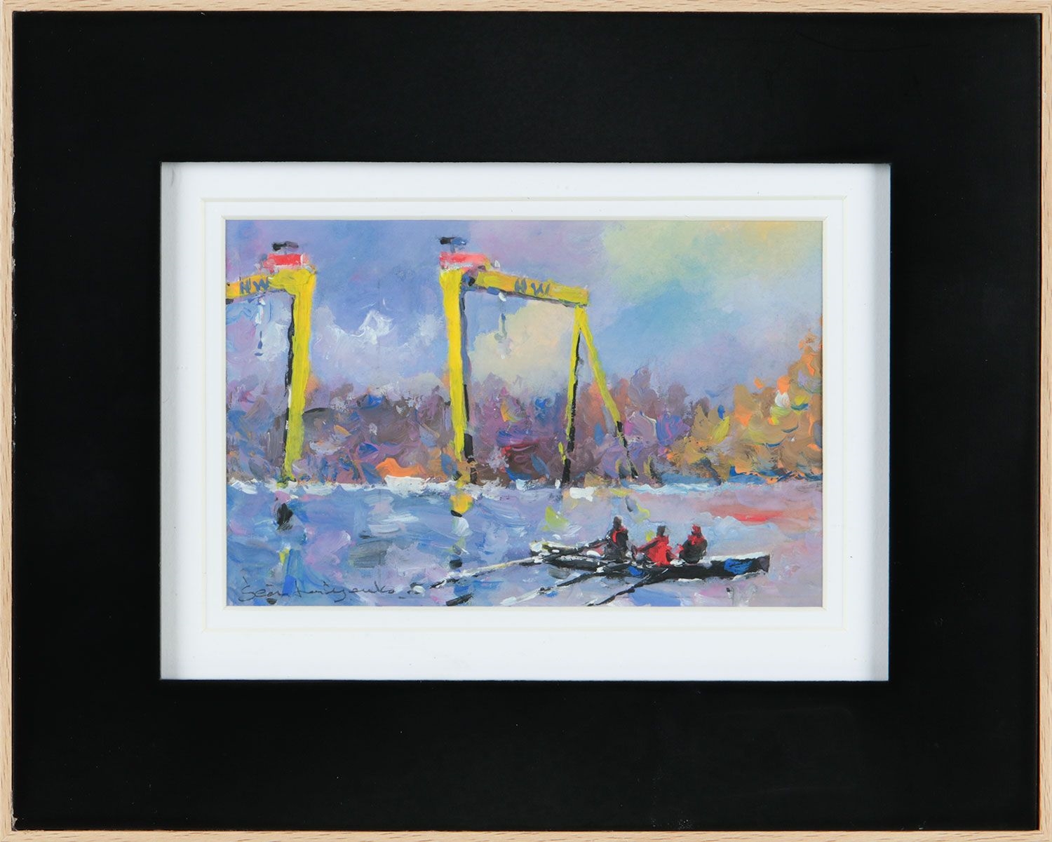 Sean Lorinyenko | THE CURRACH MEN AT H & W, BELFAST (2024) | MutualArt