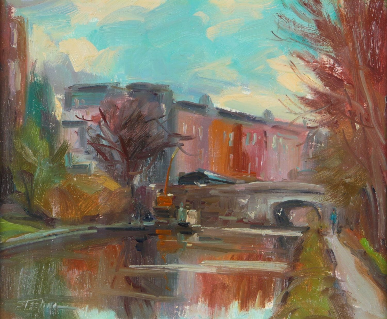 Norman Teeling | BAGGOT STREET BRIDGE, DUBLIN (2000) | MutualArt