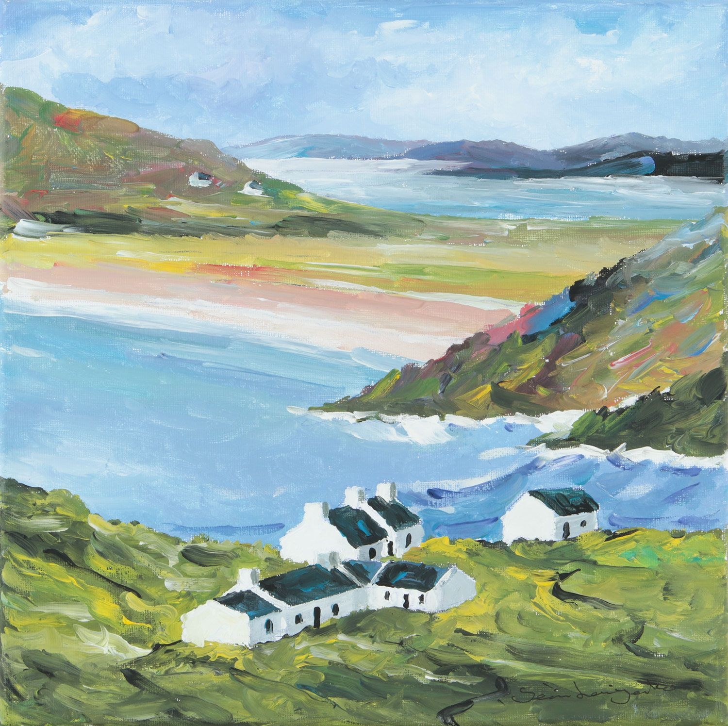 Sean Lorinyenko | TRA NA ROSSAN WHITE COTTAGES (2024) | MutualArt