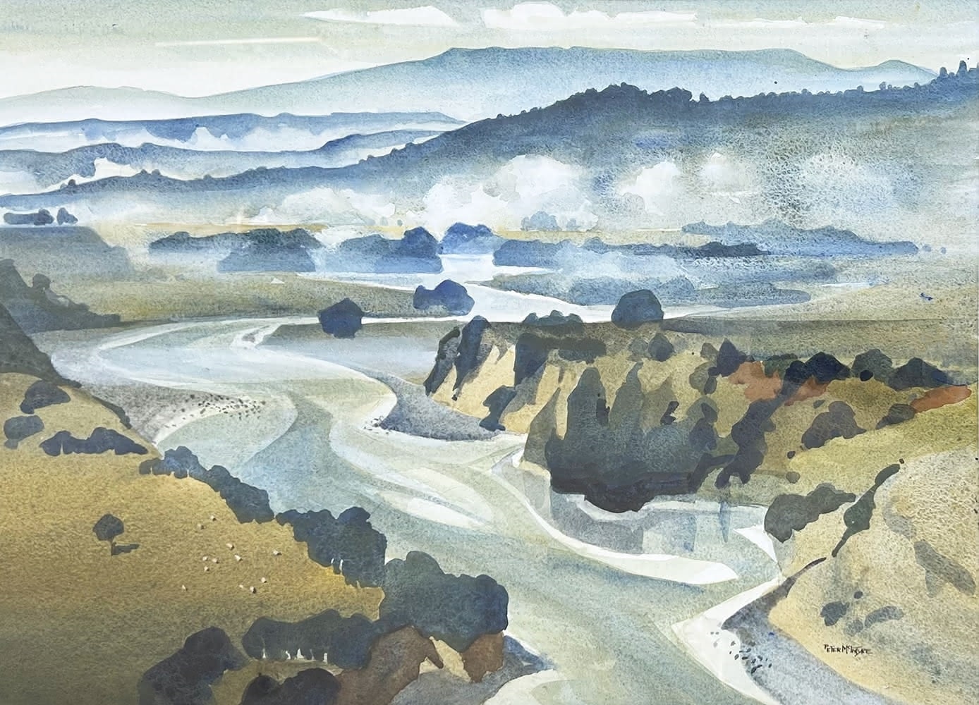 Peter McIntyre | Whakapapa River | MutualArt