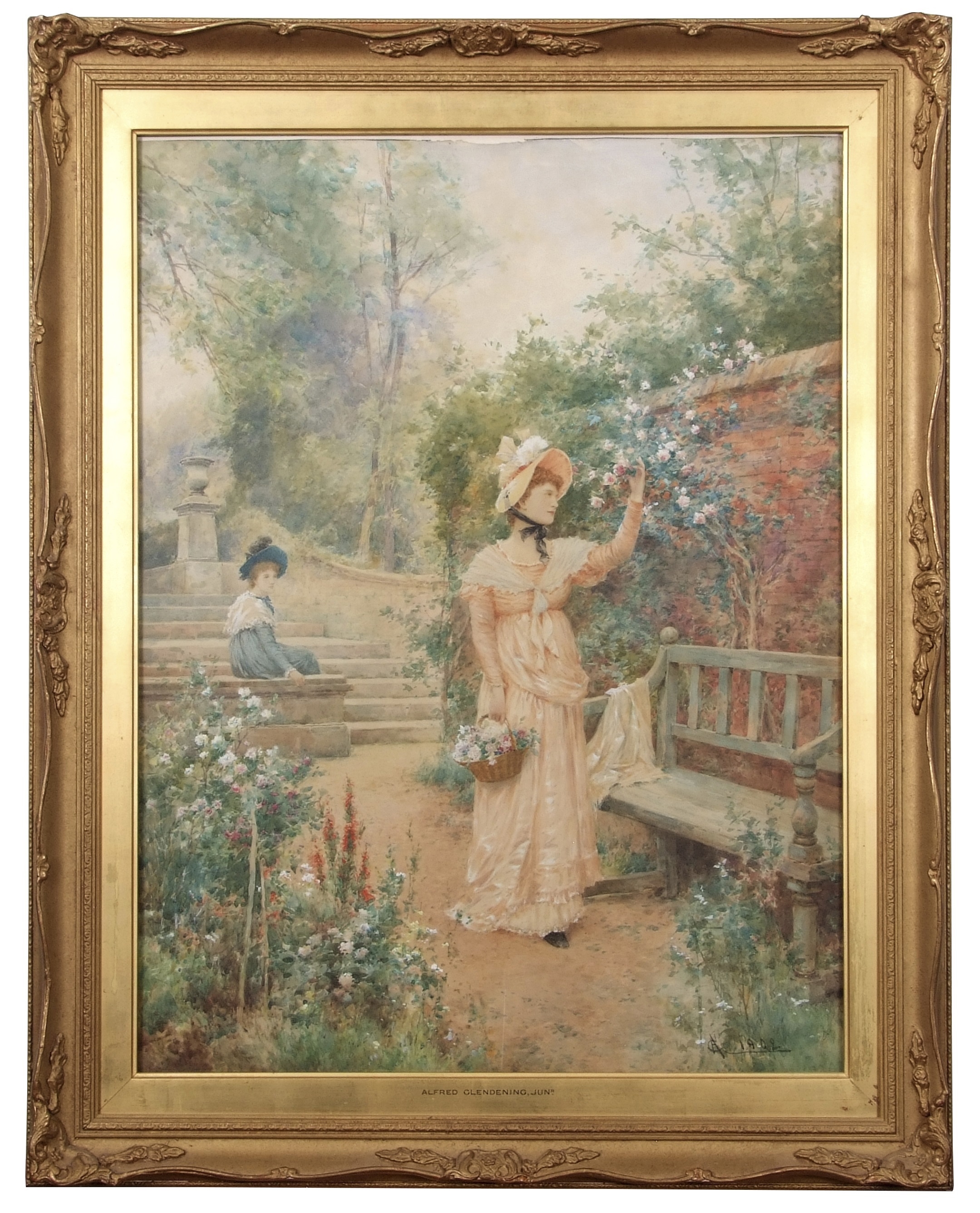 Alfred Augustus Glendening Jr. | Evening walk | MutualArt