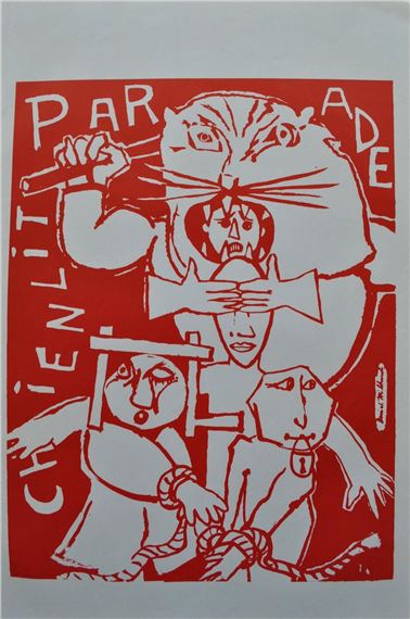 Daniel Milhaud | Chienlit parade (1968) | MutualArt