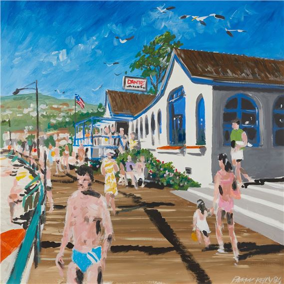 Patrick Kelly | Patrick Kelly Dante's Beachfront Painting 1984 (1971 ...