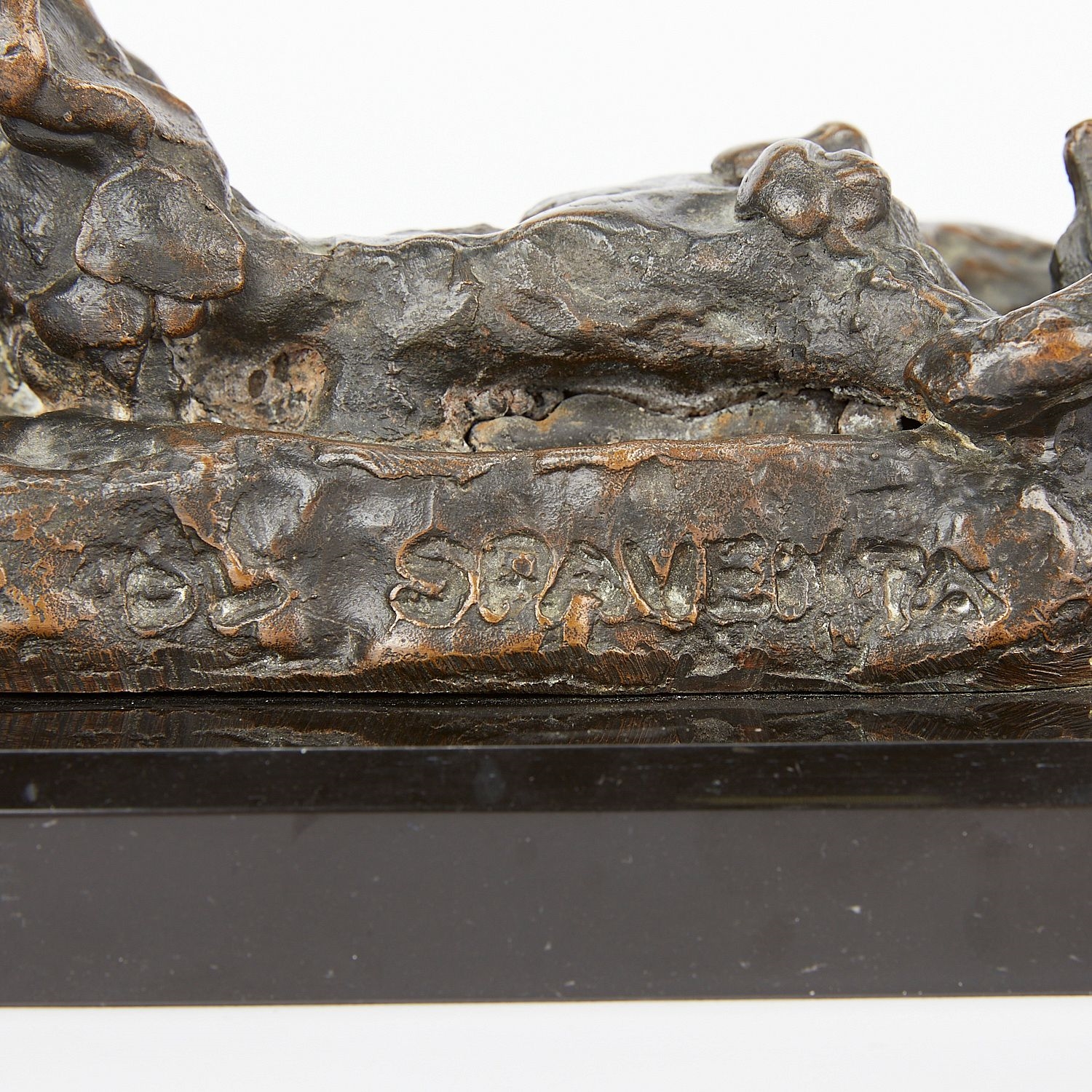 George Spaventa | George Spaventa Reclining Nude Bronze Sculpture (1962 ...