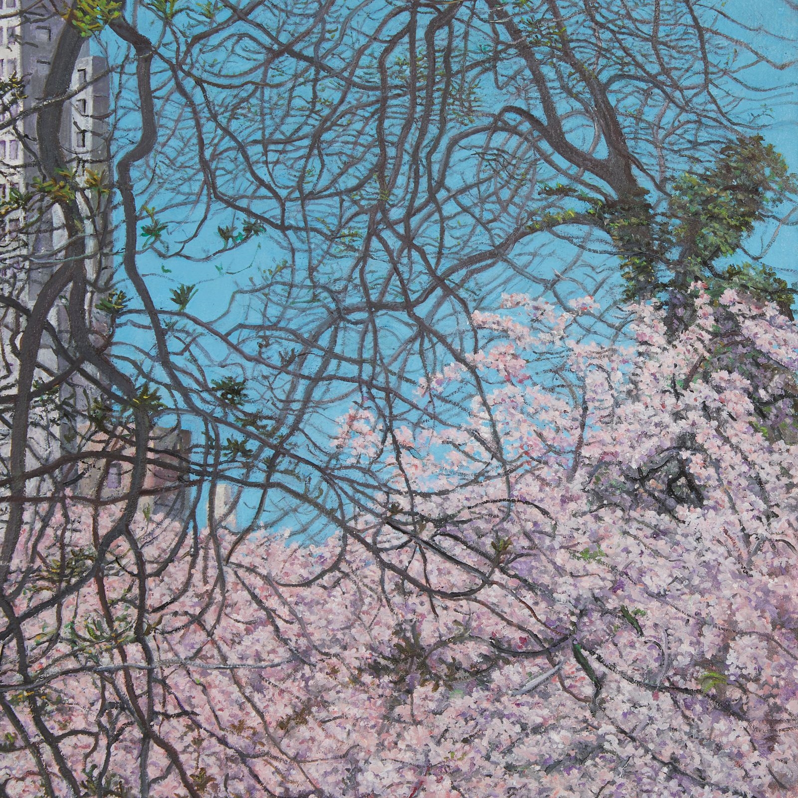 Cecile Bazelon | Cecile Gray Bazelon Zoo Vista Oil Painting 1991 (1991 ...