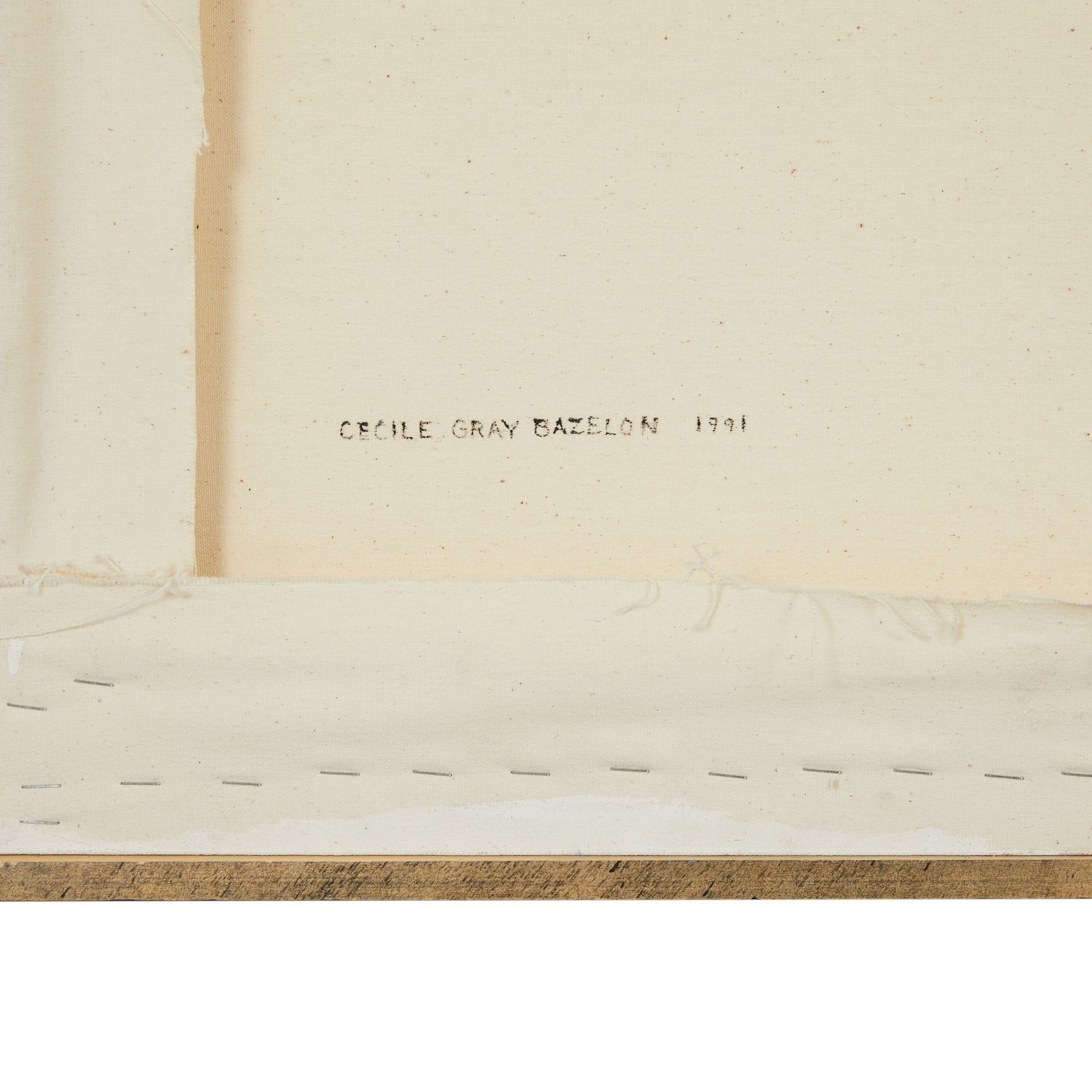 Cecile Bazelon | Cecile Gray Bazelon Zoo Vista Oil Painting 1991 (1991 ...