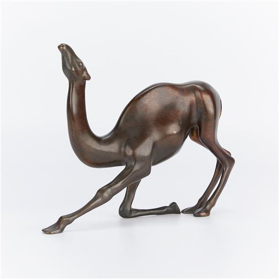 Loet Vanderveen | Loet Vanderveen Bronze Camel Sculpture | MutualArt