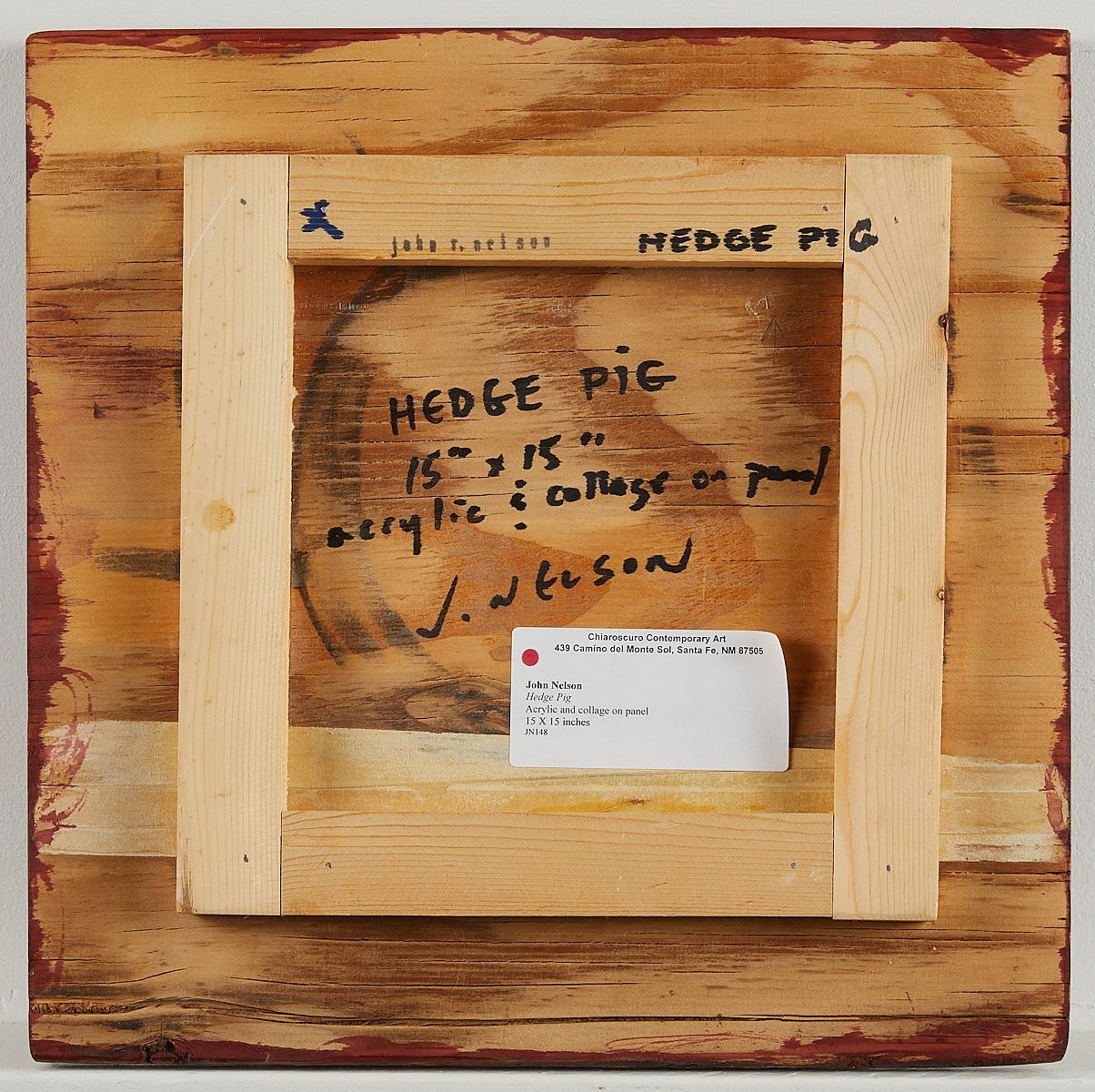 John Randall Nelson | John Nelson Hedge Pig Mixed Media on Panel (2005 ...