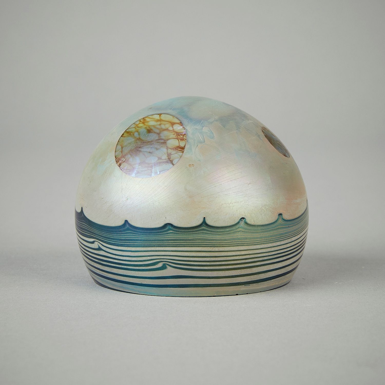 John Lewis | John Lewis Moon Favrile Glass Paperweight 1974 (1974 ...