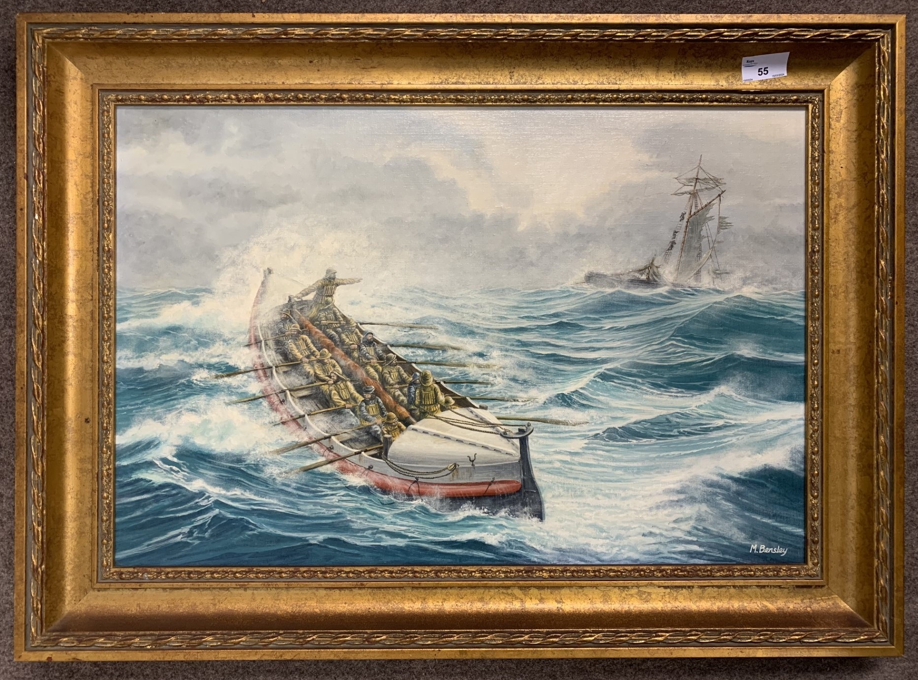 Michael Bensley | The Sheringham lifeboat William Bennett aids a vessel ...