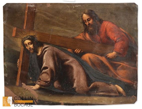 Lombard School, 17th Century | The Carrying of the Cross (Circa 1630 ...