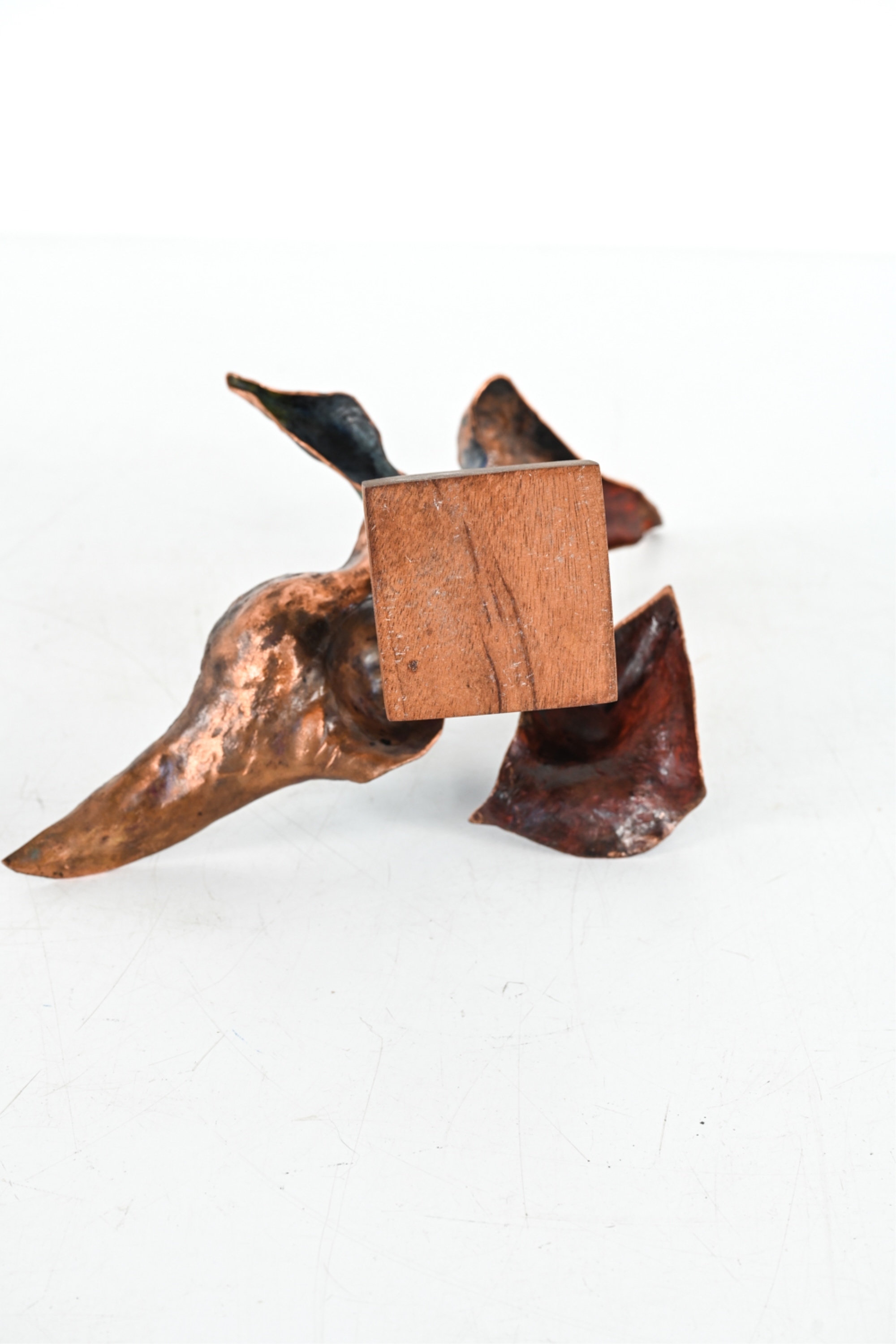 David Burt | DAVID BURT PATINATED COPPER BIRD SCULPTURE | MutualArt