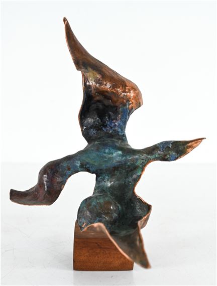 David Burt | DAVID BURT PATINATED COPPER BIRD SCULPTURE | MutualArt