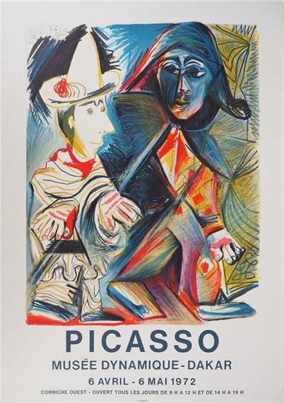 Pablo Picasso | Harlequin and Pierrot (1972) | MutualArt