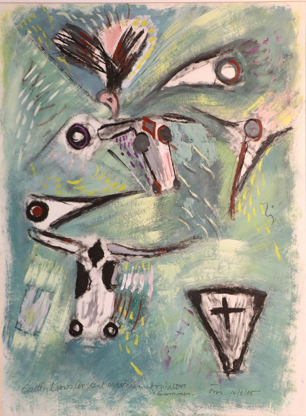 Tony O'Malley | Still Life on Piazza Studio (1962) | MutualArt