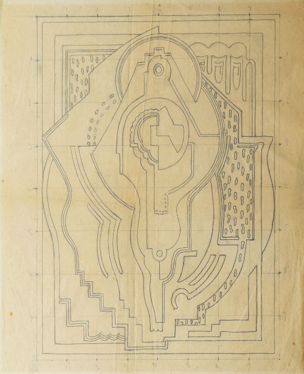 Mainie Jellett | ABSTRACT COMPOSITION (CRUCIFIXION | MutualArt