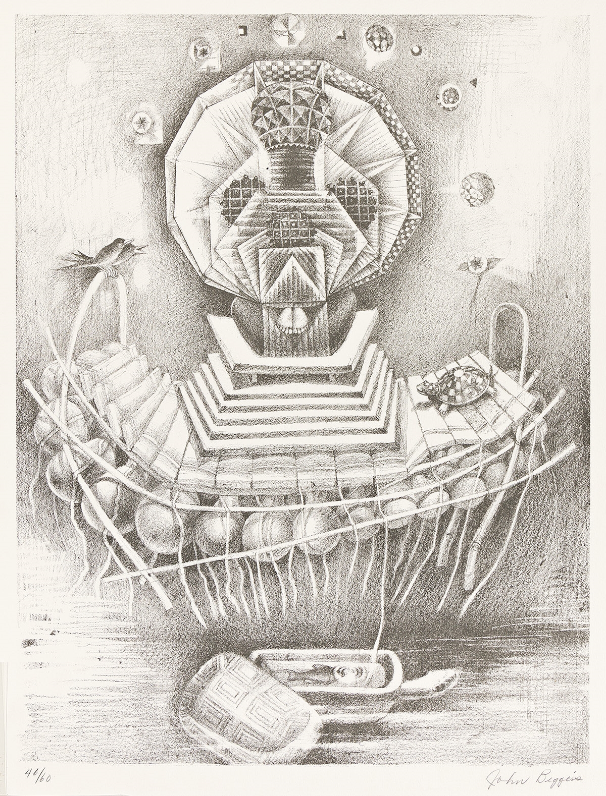 John Biggers | Frustration (Seeking) (1952) | MutualArt