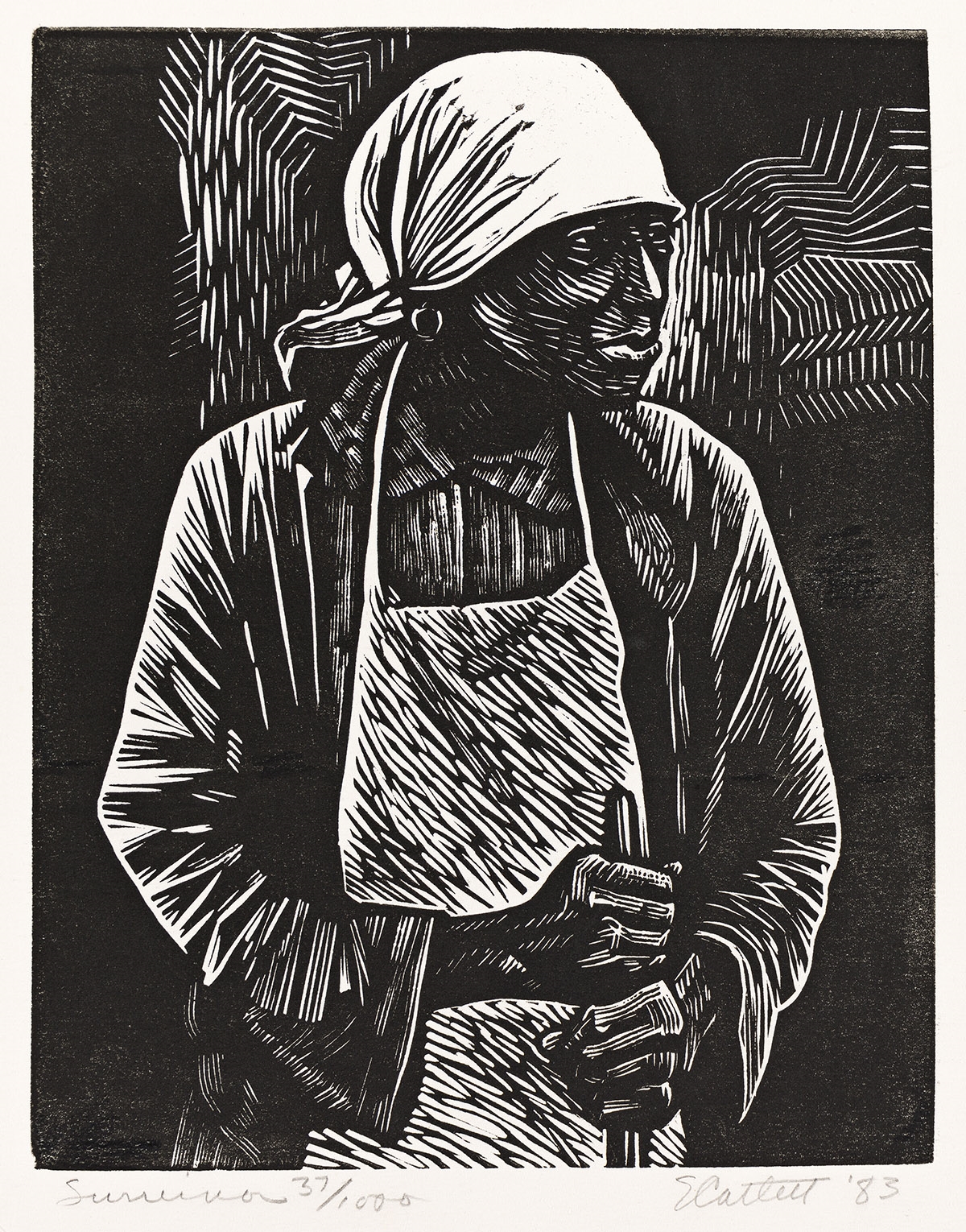 Elizabeth Catlett | Survivor (1983) | MutualArt