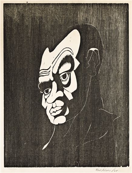 Ron Adams | Self-Portrait. (1963) | MutualArt