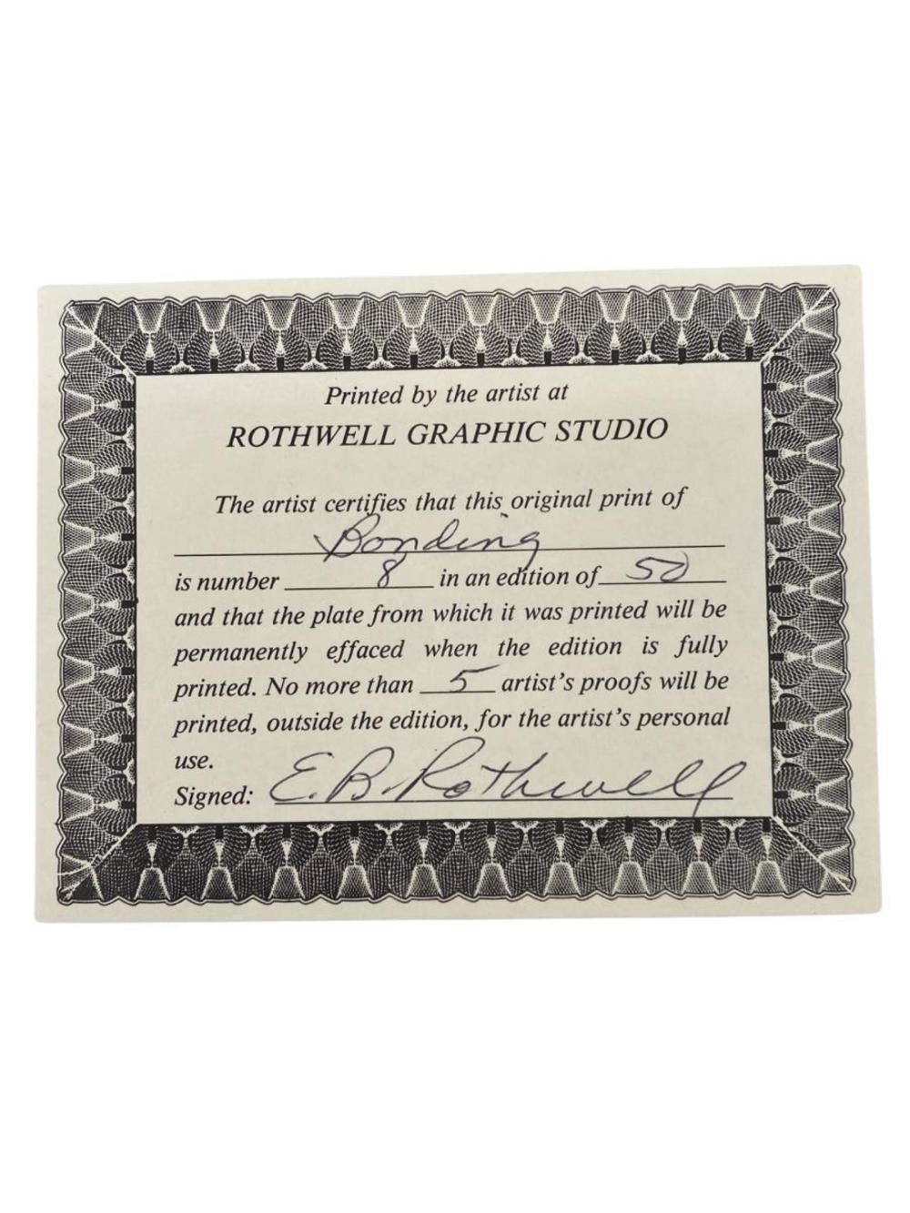 Elaine Bartholomew Rothwell | Bonding | MutualArt