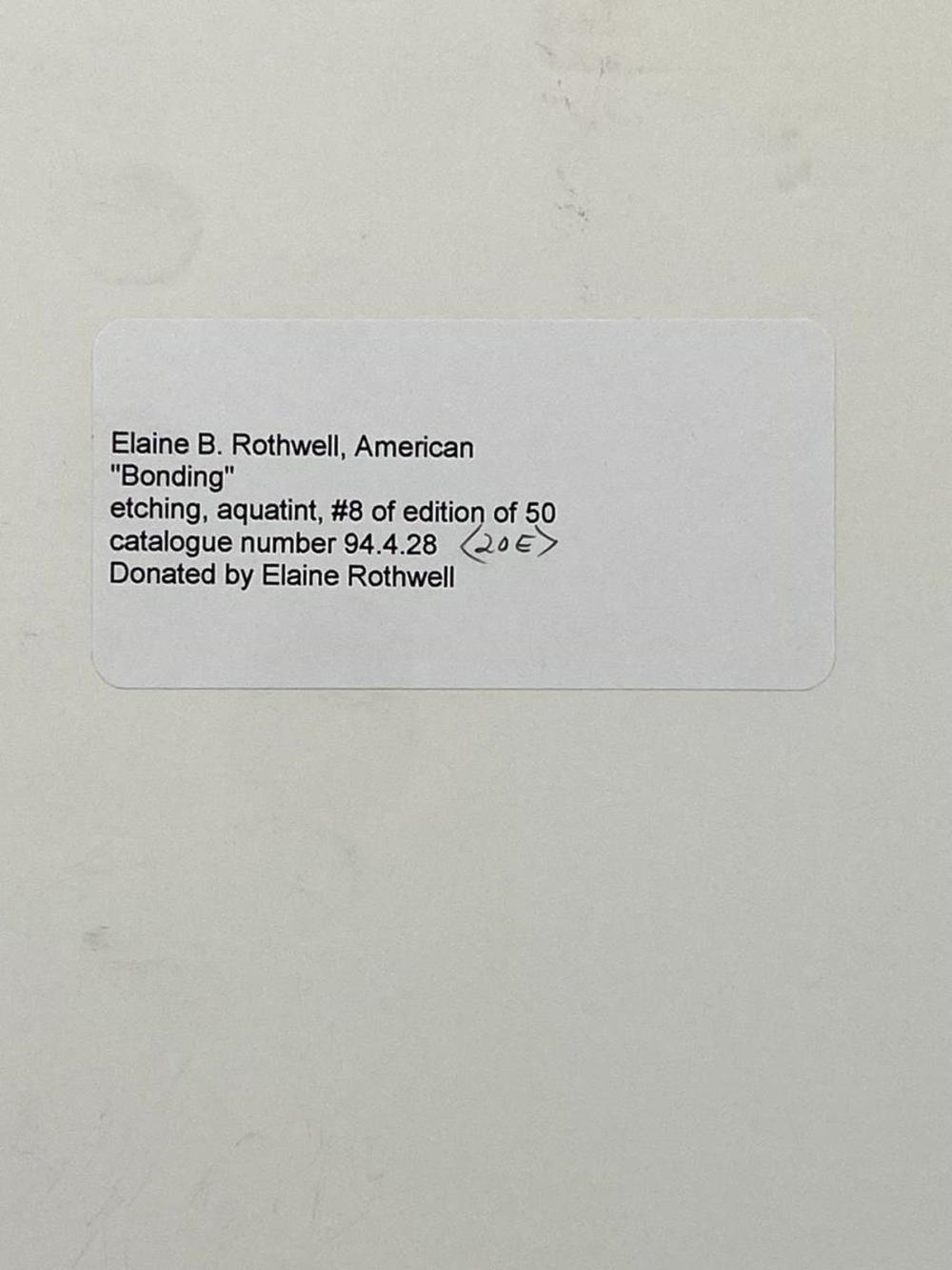 Elaine Bartholomew Rothwell | Bonding | MutualArt