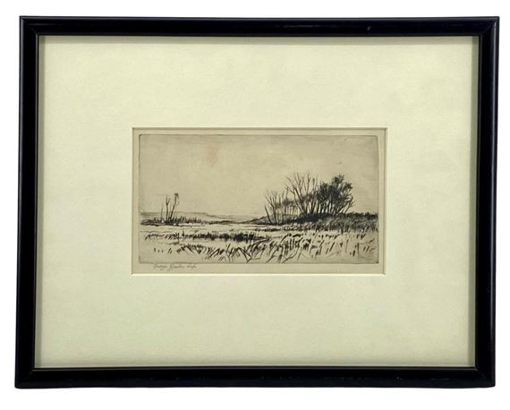 George Earl Resler | Signed George Resler Landscape Etching | MutualArt