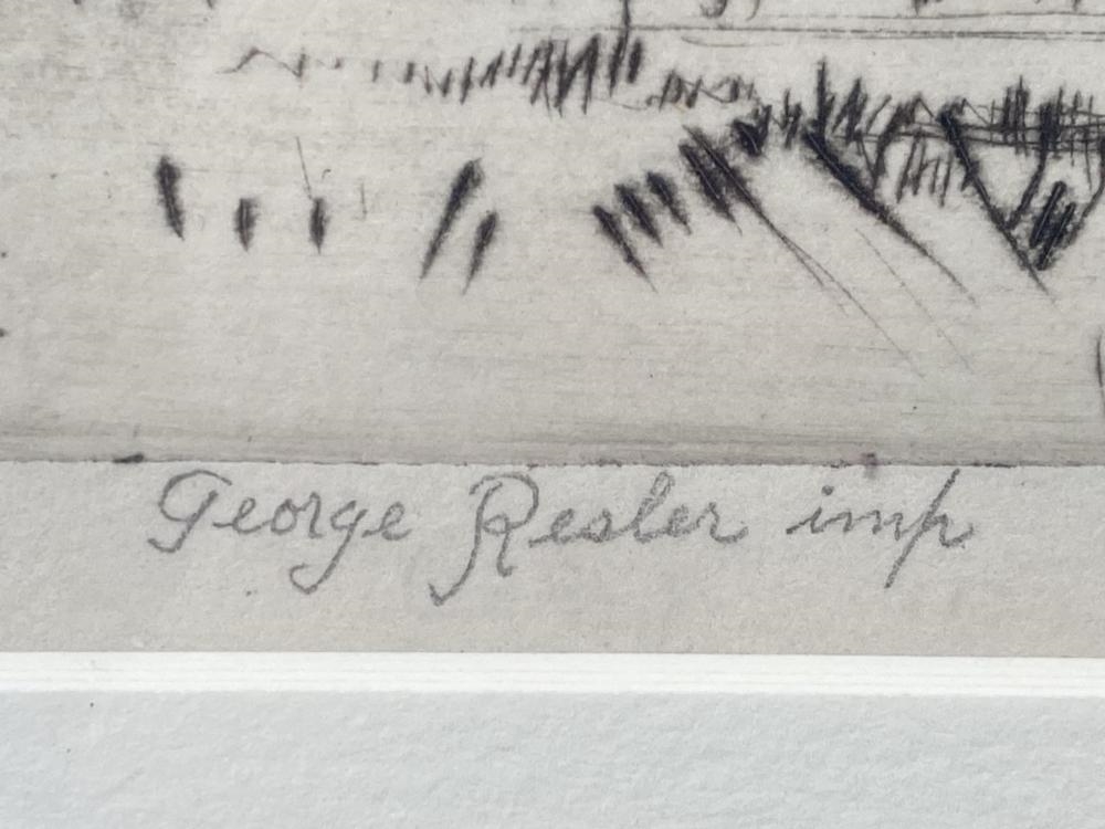 George Earl Resler | Signed George Resler Landscape Etching | MutualArt