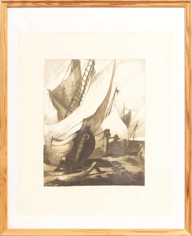 Peteris Upitis | Boats (1929) | MutualArt