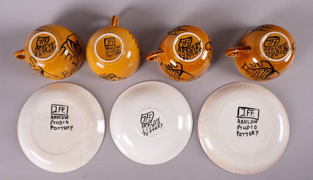 John Ffrench | COFFEE SET (SET OF TWELVE) c.1962 (Circa 1962) | MutualArt