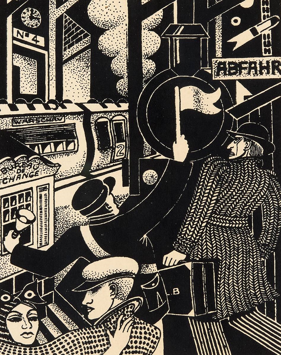 Cecil Ffrench Salkeld | RAILWAY and CINEMA, 1931 (A PAIR (1931) | MutualArt