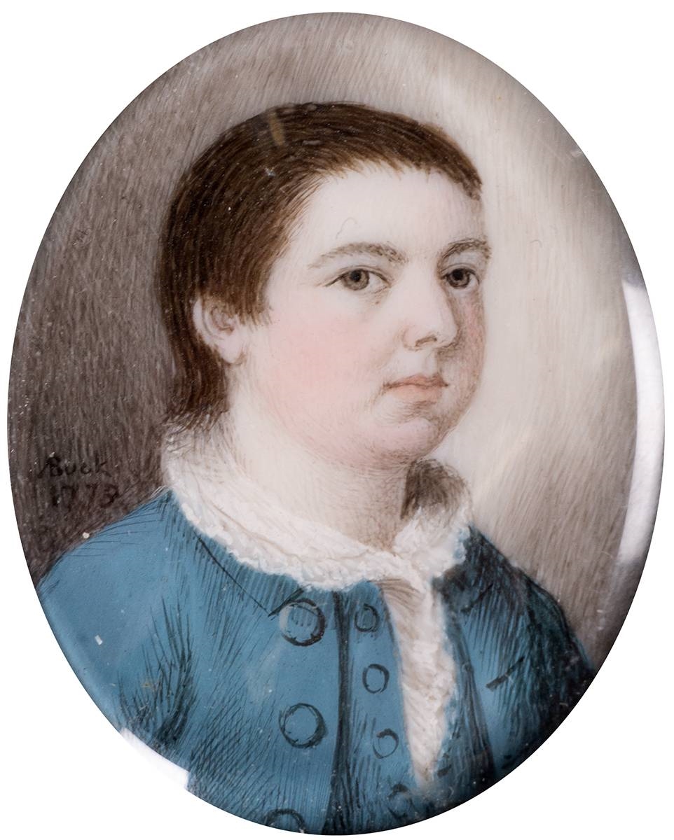 Adam Buck | Portrait of a small boy (1829) | MutualArt