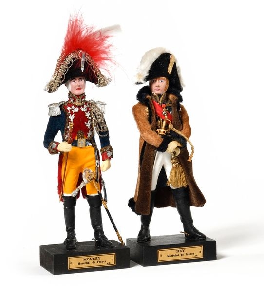 Marcel Riffet | MARCEL RIFFET Suite of two figurines in painted lead ...