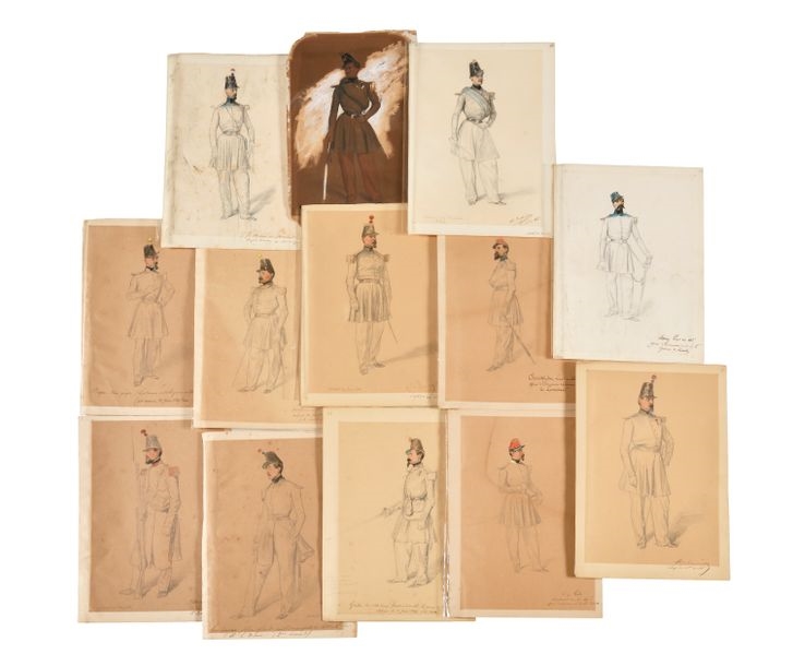 Denis Auguste Marie Raffet | Soldiers and officers of the 66th Line who ...