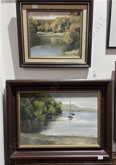 Peter J. Wallers | Two Coastal Landscape Oils by Peter J. Wallers ...
