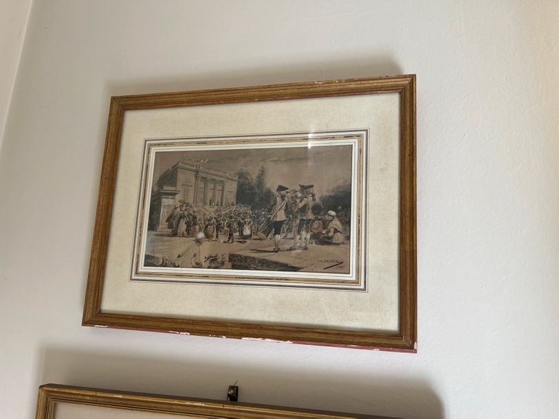 Charles Édouard Delort | Charles DELORT, 1885 Fête de Bagatelle Sepia ...