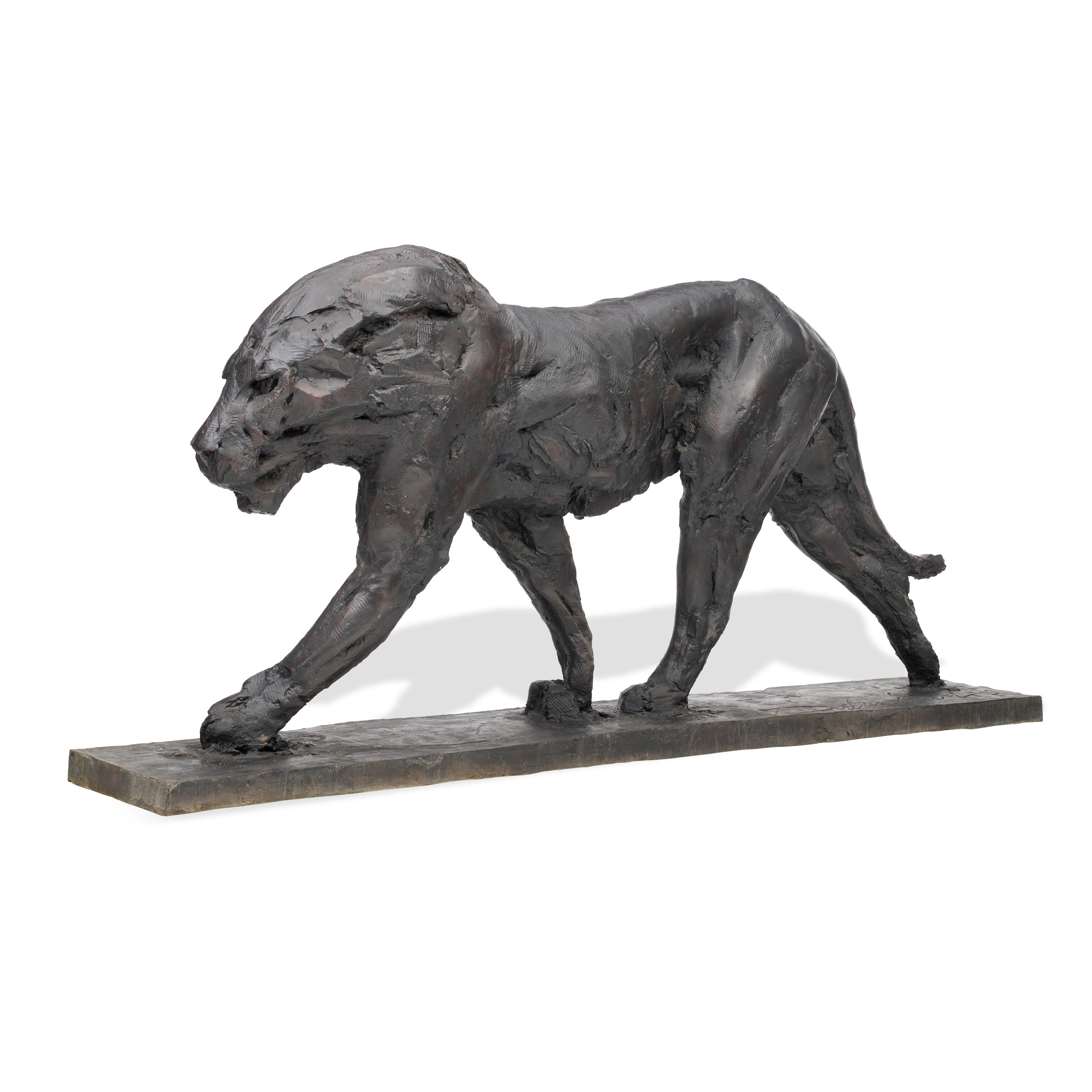 Dylan Lewis | S178 Walking Lion (life-size) | MutualArt