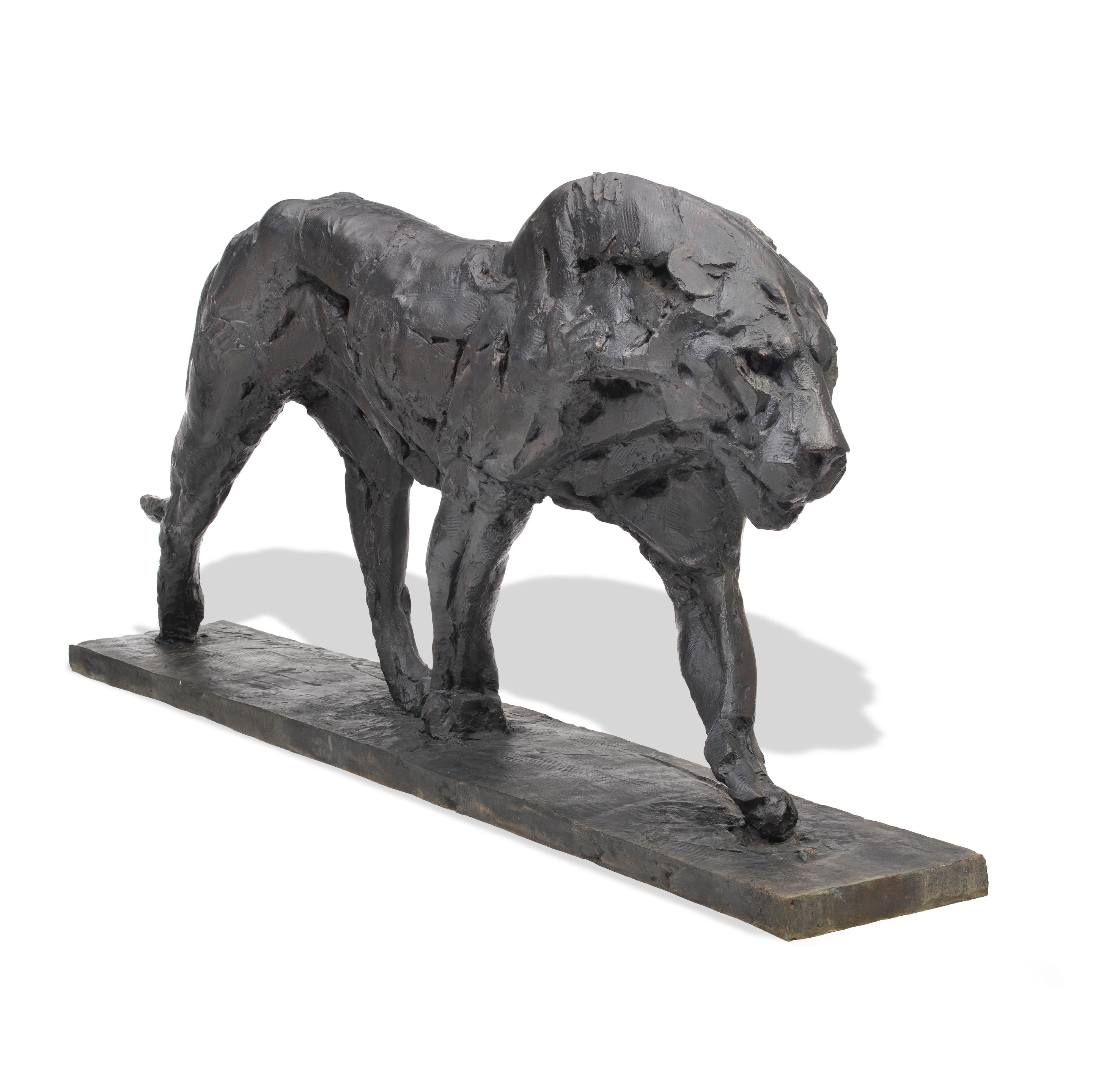 Dylan Lewis | S178 Walking Lion (life-size) | MutualArt