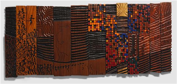 El Anatsui | Towards the Fire Bodies Unknown, 1989 (1989) | MutualArt