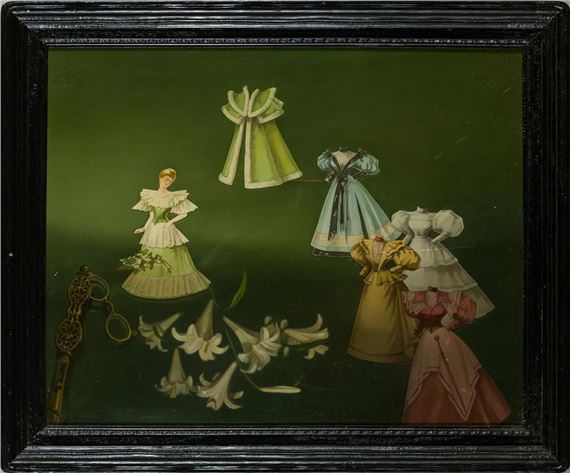 Priscilla Roberts | Girl with Dresses | MutualArt