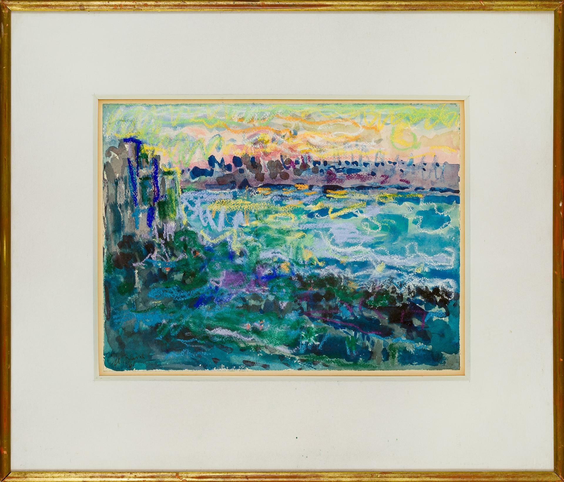 Nell Blaine | Hudson River, 1961 (1961) | MutualArt