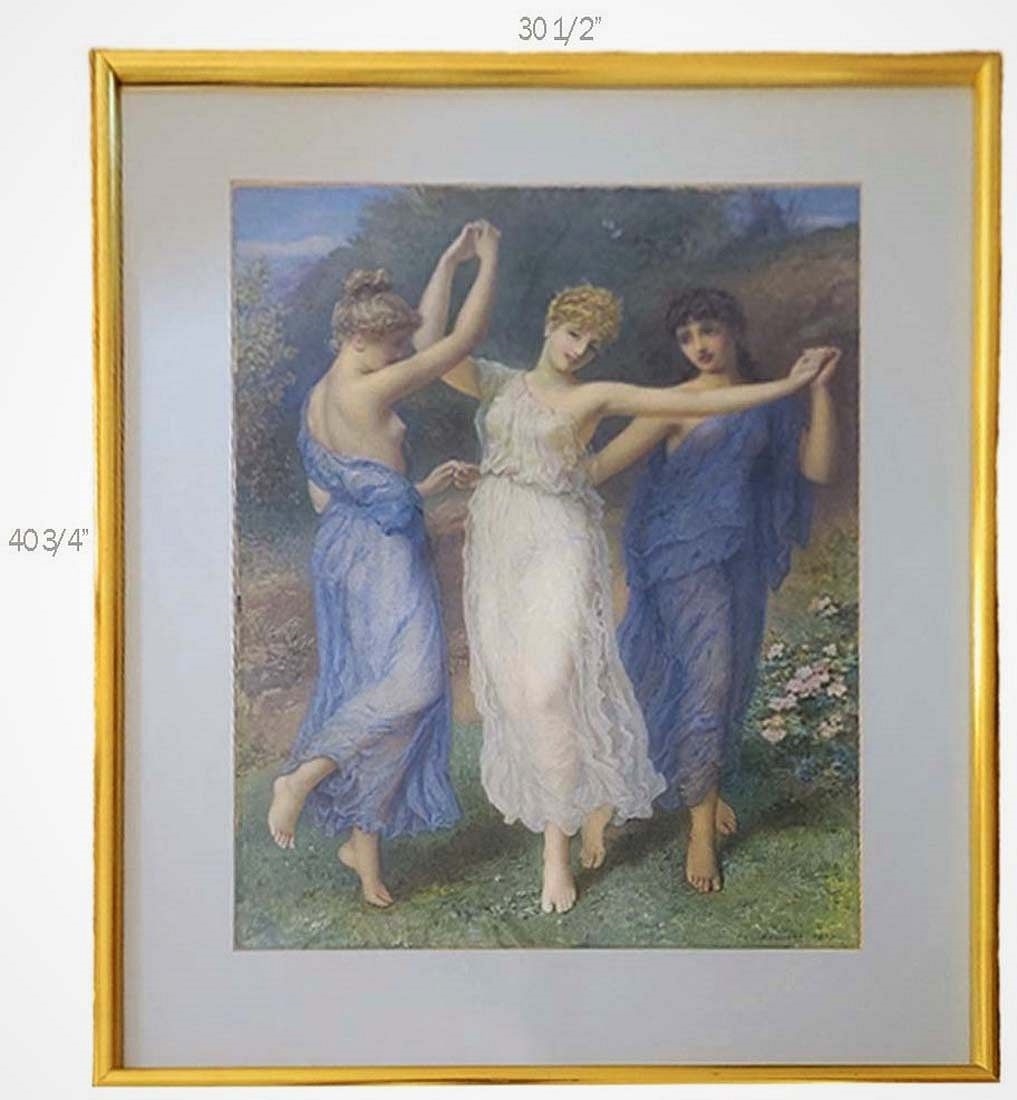 Augustus Jules Bouvier | A classical dancing girl (1877) | MutualArt