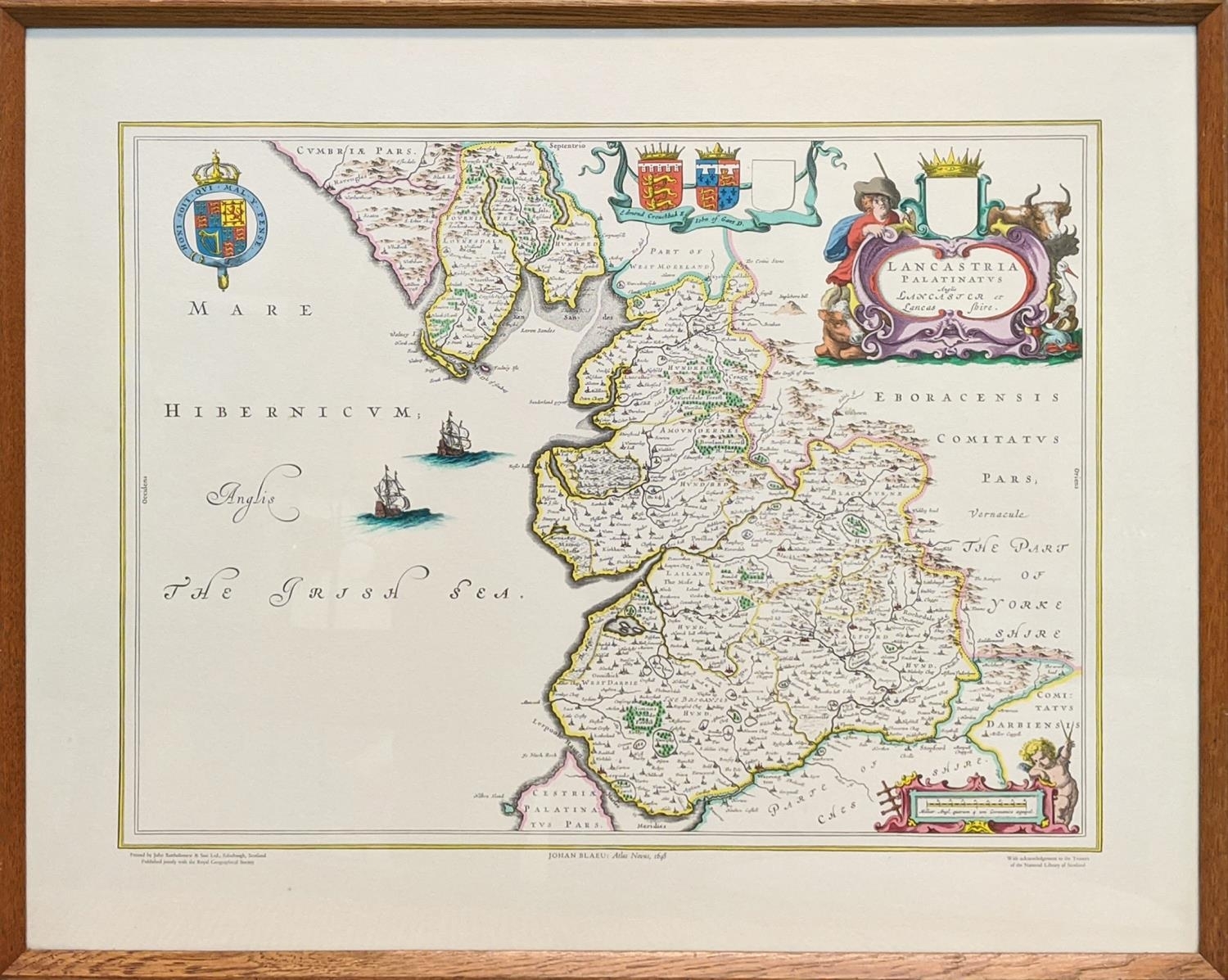Johan Blaeu | Maps of Britain lithographs | MutualArt