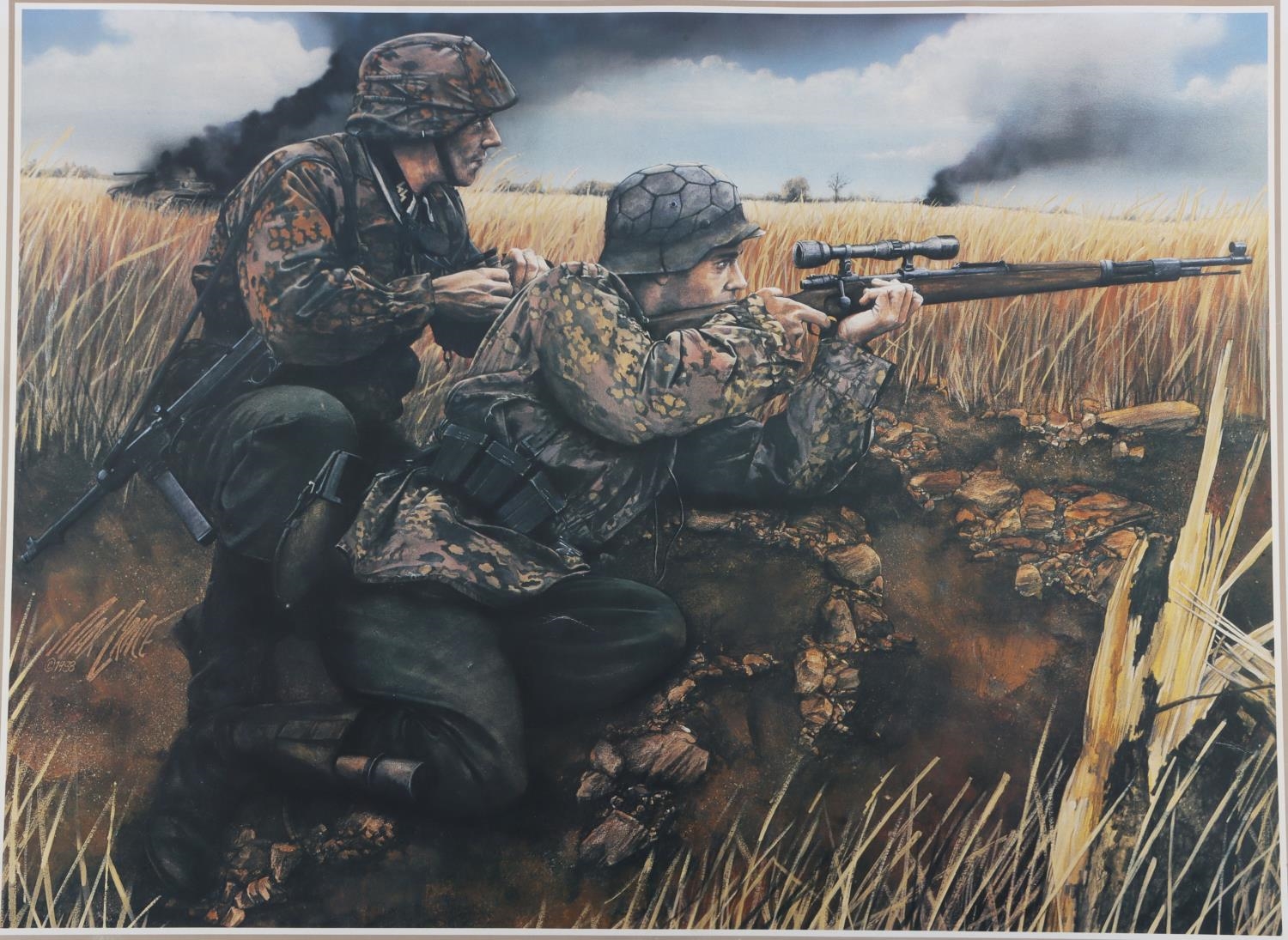 Max Crace | Waffen-SS Sniper Eastern Front (1944) | MutualArt