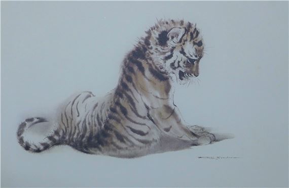 Ralph Thompson | The Investigators Jaguar Cubs | MutualArt