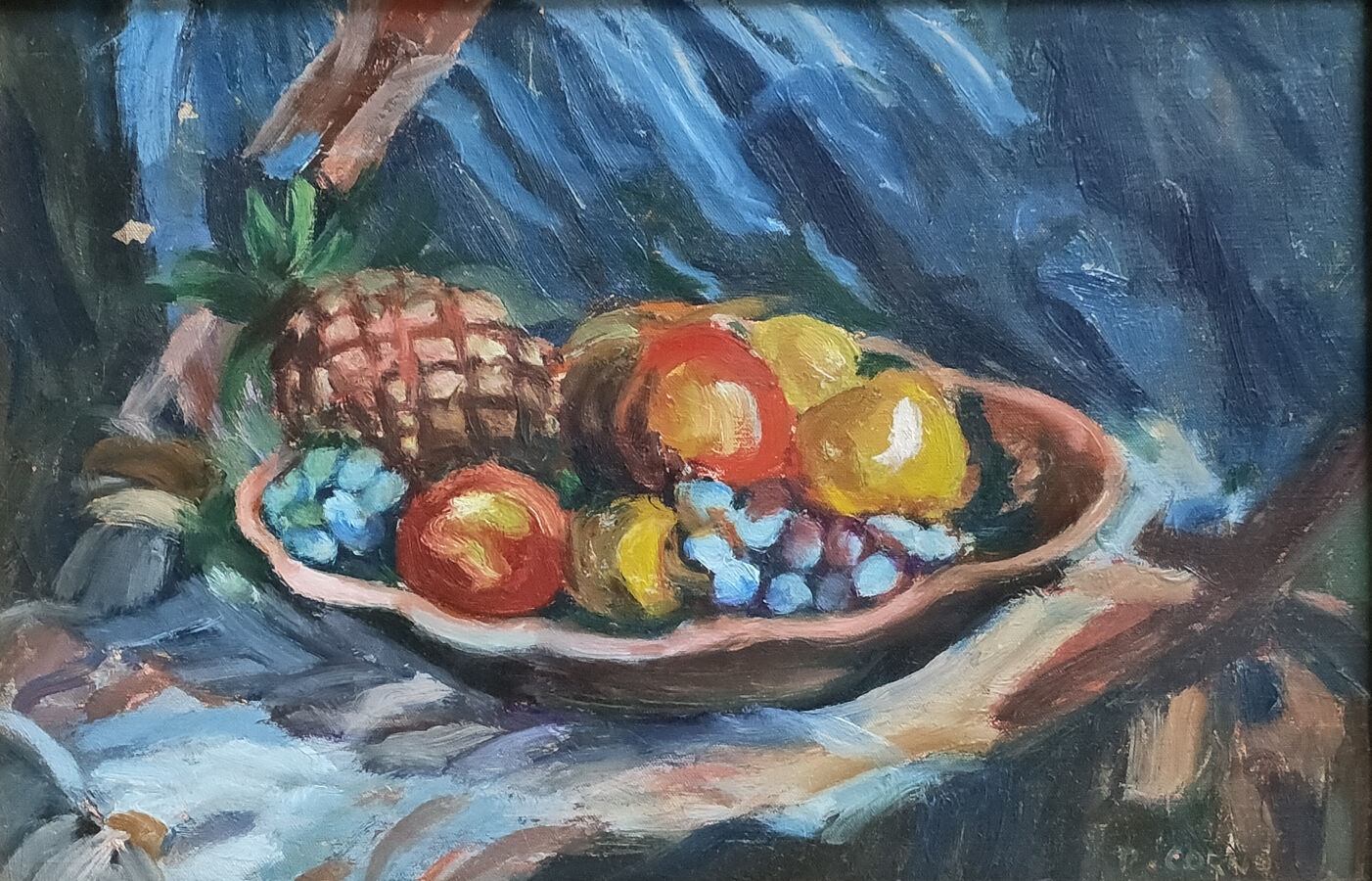 Pierre Cornu | Nature morte Huile sur toile signée en bas à droite 27 x ...