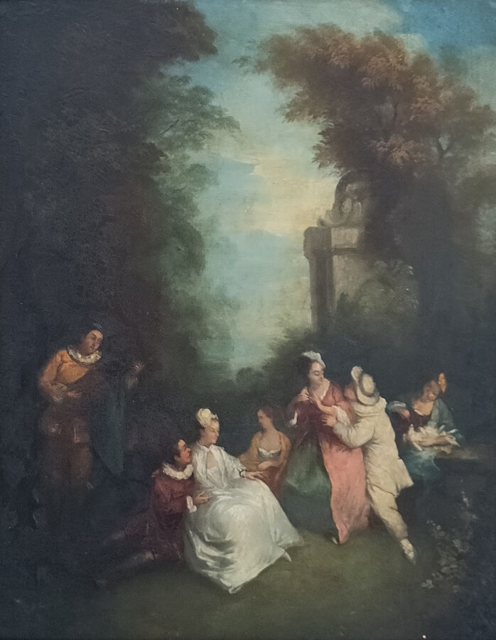Jean-Antoine Watteau | FRANCAISE du XVIIIème, dans le goût de Jean ...