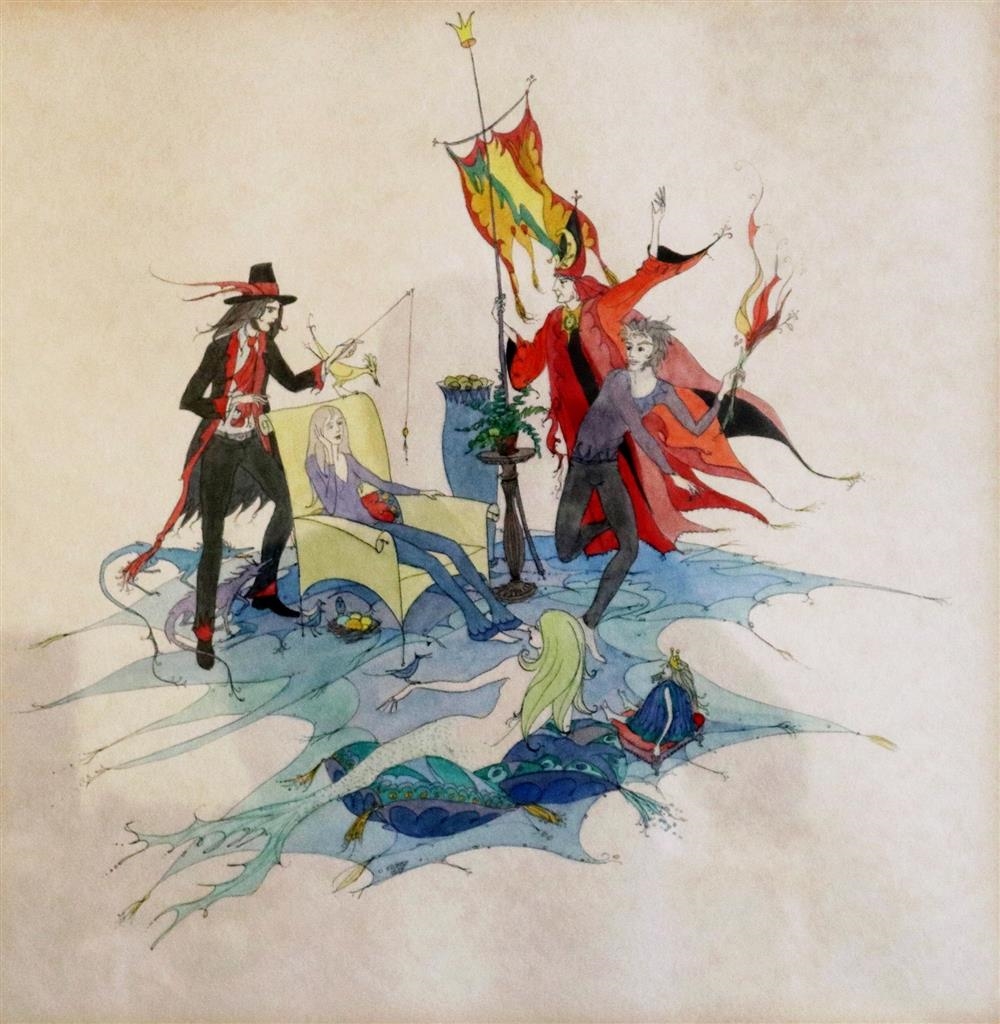Kenneth Koskela | The Visiting Mermaid, 1974 (1974) | MutualArt