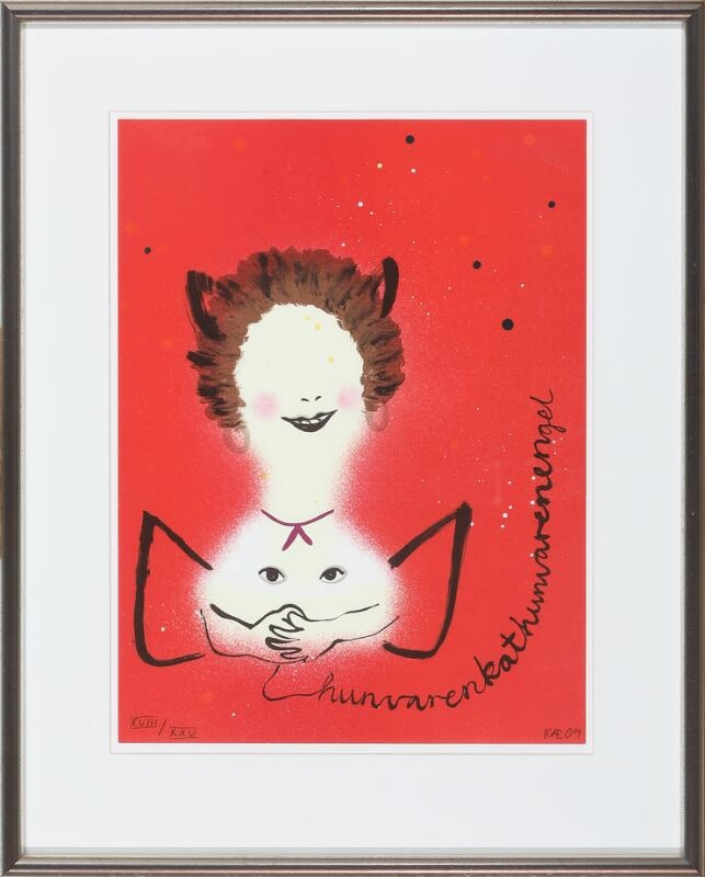 Katherine Aertebjerg | Hun var en kat hun var en engel | MutualArt