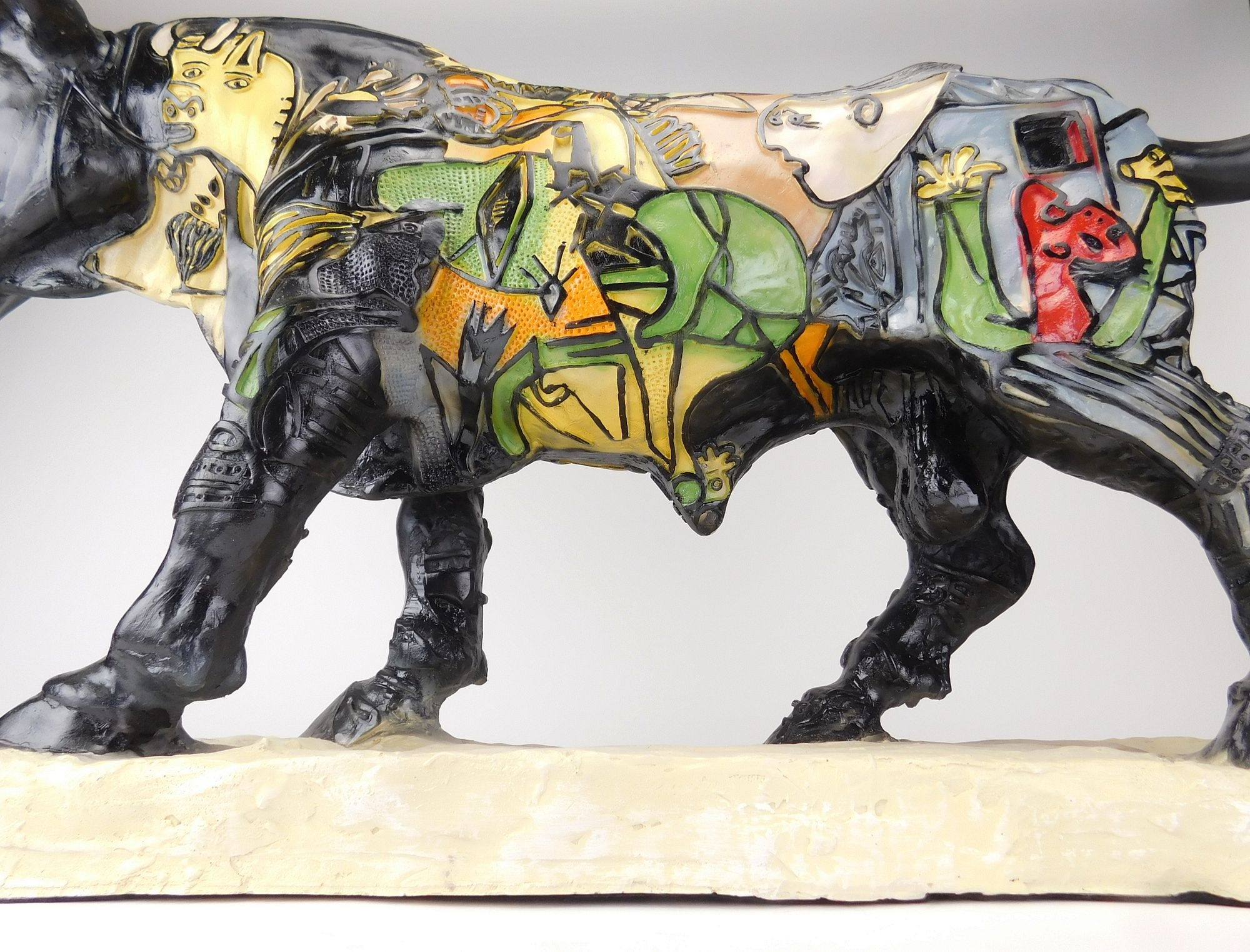 Steve Kaufman | Bull | MutualArt