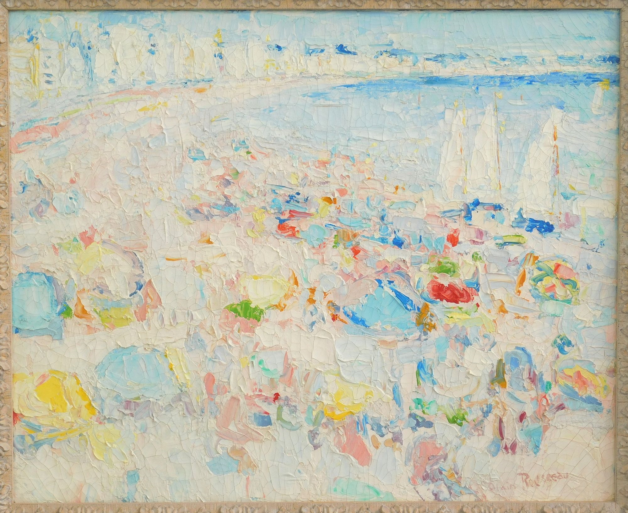 Alain Rousseau | Coastal Beach Scene | MutualArt